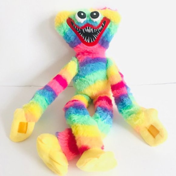 Toys | 17 Huggy Wuggy Plush Stuffed Monster Laughing Toy Rainbow | Poshmark